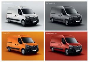 Kleuren Master | Bekijk alle fabriekskleuren - Vissinga bedrijfswagens